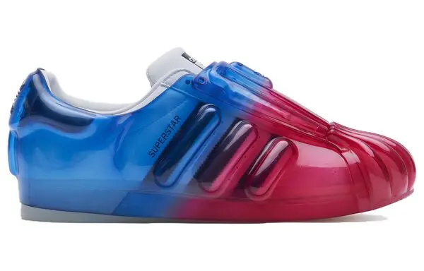 Adidas Originals Superstar Bubble Sneakers - Red/blue