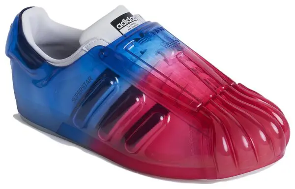 Adidas Originals Superstar Bubble Sneakers - Red/blue
