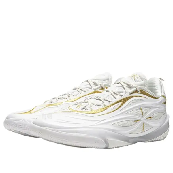 LI-NING Athletic Sneakers - Gold/white