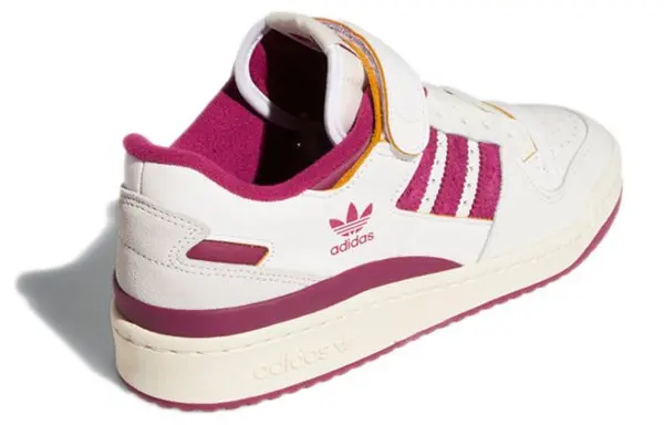 Adidas Originals Forum 84 Low Sneakers - White/purple