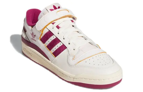 Adidas Originals Forum 84 Low Sneakers - White/purple