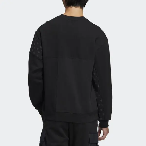 Adidas Originals Cny Limited Pattern Printing Sports Round Neck Pullover