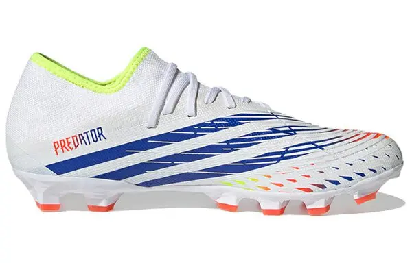 Adidas Predator Edge.3 Hg/ag Football Boots - White/yellow/blue