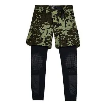 Nike Lab Mmw 2 In 1 Pants 'camo Black