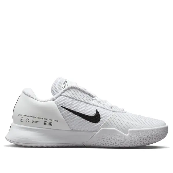 Nike Zoom Vapor Pro 2 Hc Tennis Sneakers - White/black