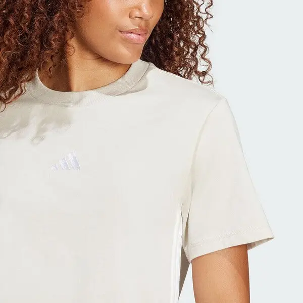 Adidas Essentials 3-stripes Cotton T-shirt