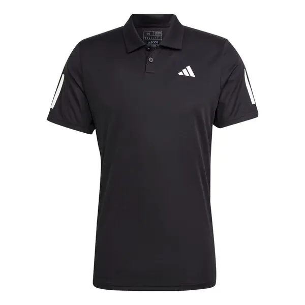Adidas Club 3-stripes Polo Shirt - Black