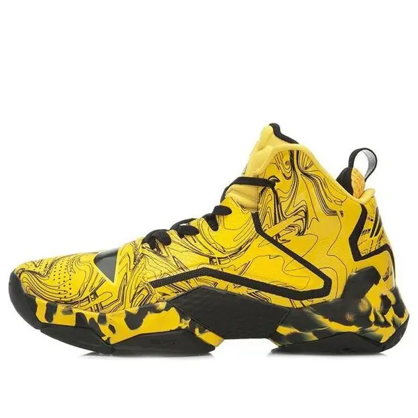 LI-NING Power 2 X Cba High Top Sneakers - Yellow/black