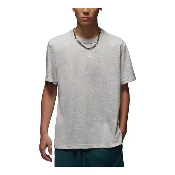 JORDAN Dri-fit Sport T-shirt Asia Sizing 'grey - Grey/sail