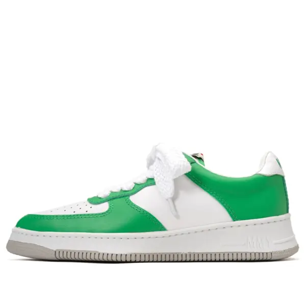 Mihara Yasuhiro Rosy Og Leather Low Top Sneakers - Green/white