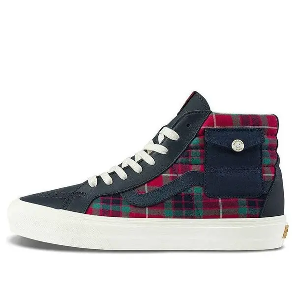 VANS Baracuta X Sk8-hi Pocket Vault Lx 'tartan Plaid - Black/red