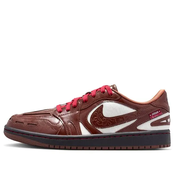 JORDAN Air 1 Low Method Of Make V3 'year Of The Horse - Brown/white/red