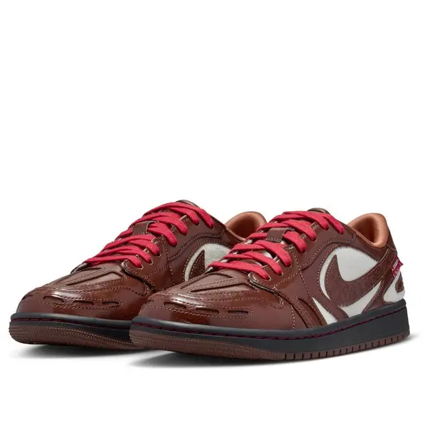 JORDAN Air 1 Low Method Of Make V3 'year Of The Horse - Brown/white/red