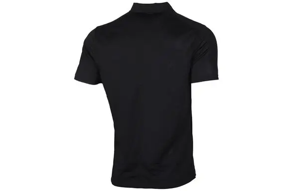 Nike Logo Quick Dry Breathable Sports Short Sleeve Polo Shirt - Black