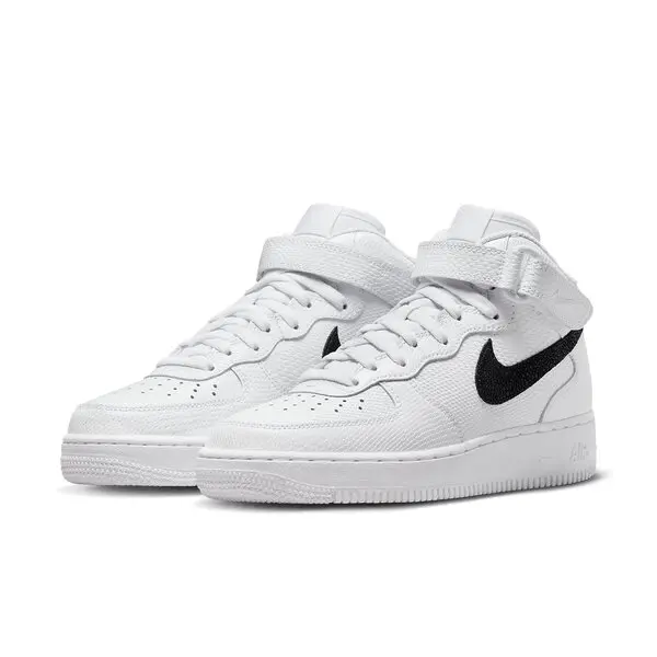 Nike Force 1 '07 Mid "white Snakeskin" Sneakers