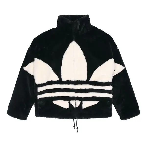 Adidas Originals Colorblock Faux Fur Jacket - Default Color