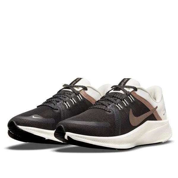 Nike Quest 4 Premium Athletic Sneakers - Black/sail/metallic Coin