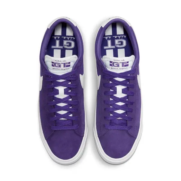 Nike Zoom Blazer Low Pro Gt Sb Court Purple - Purple/white
