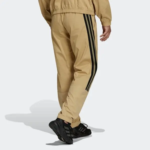 Adidas Colorblock Splicing Woven Sports Pants/trousers/joggers Khaki - Default Color
