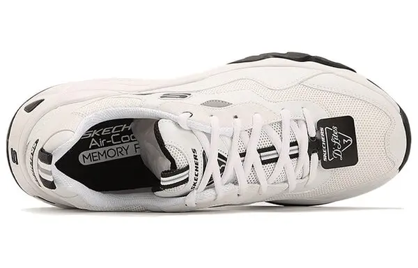 Sketchers D'lites Low Top Sneakers - White