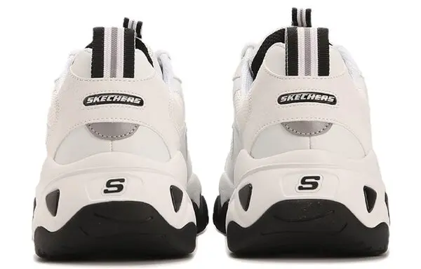 Sketchers D'lites Low Top Sneakers - White