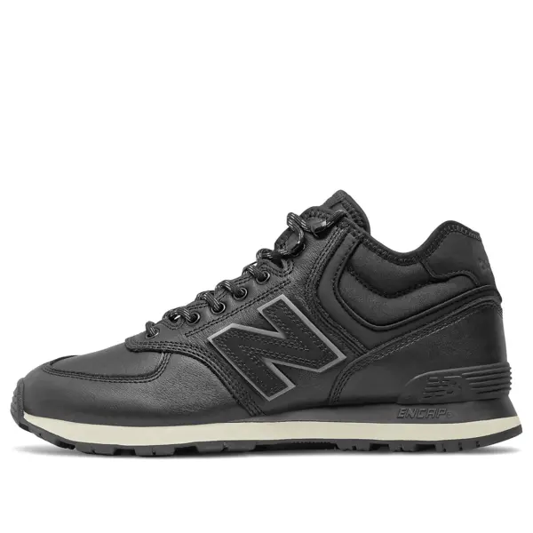 NEW BALANCE 574 Series Mid Top Sneakers - Black