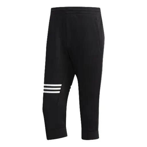 Adidas Ai Pnt 3 Dk Sports Running Stripe 3/ Knit Long Pants/trousers - Black