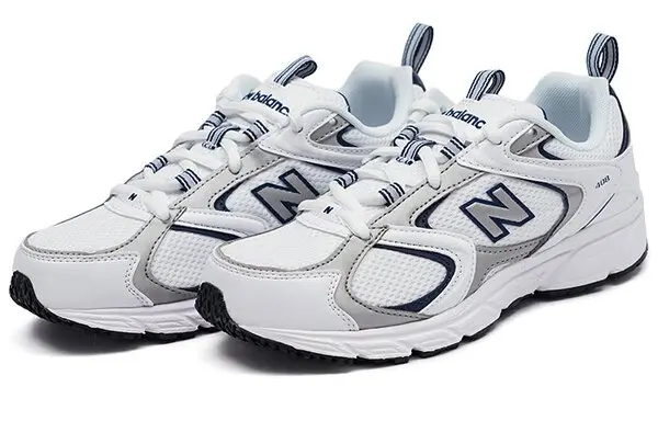 NEW BALANCE 408 "munsell White Natural Indigo" Low Top Sneakers - White/grey