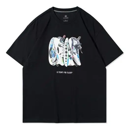 LI-NING Way Of Wade Team No Sleep Graphic T-shirt 'black - Black/multi-color