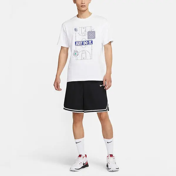 Nike Just Do It Basketball Sports Printing Short Sleeve