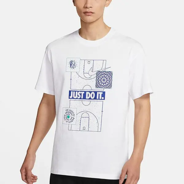 Nike Just Do It Basketball Sports Printing Short Sleeve