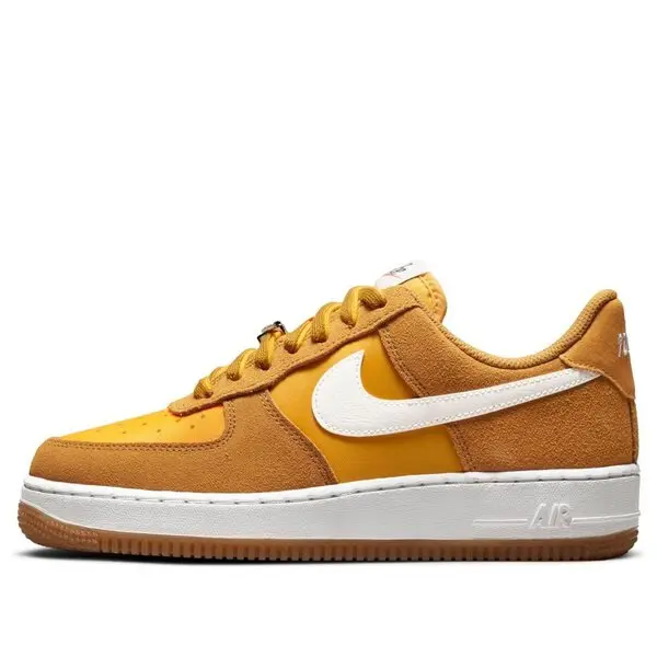 Nike Force 1 '07 Se 'first Use University Gold Gum - Gold/white