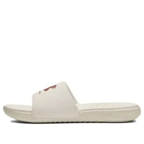 Under Armour Ansa Fixed Slide - Ivory/red Fusion