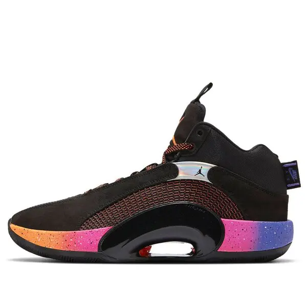 JORDAN Air 35 Pf 'sunset' Basketball Sneakers - Black/orange/fuchsia