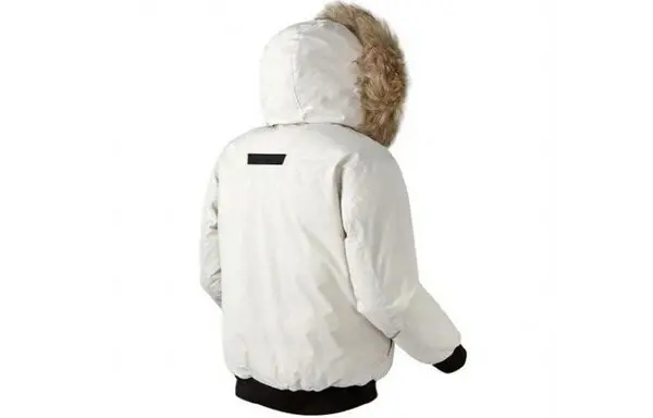 NEW BALANCE Down Jacket With Fur Trimmed Hood
