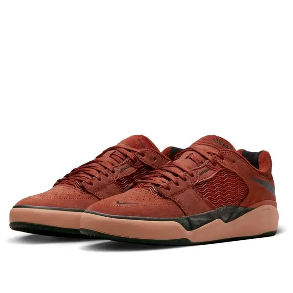 Nike Ishod Wair 'rugged Orange Mineral Clay' Sneakers - Redbrown