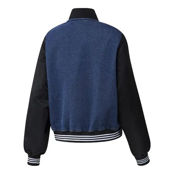 Adidas Collegiate Denim Bomber Jacket