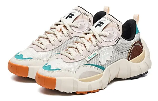 FILA FUSION Bone Sneakers - Pink/white/grey