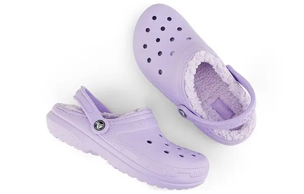 CROCS Classic Lined Clogs - Light Purple