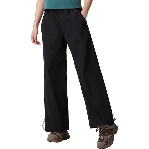 NEW BALANCE Woven Wide Leg Pants - Black