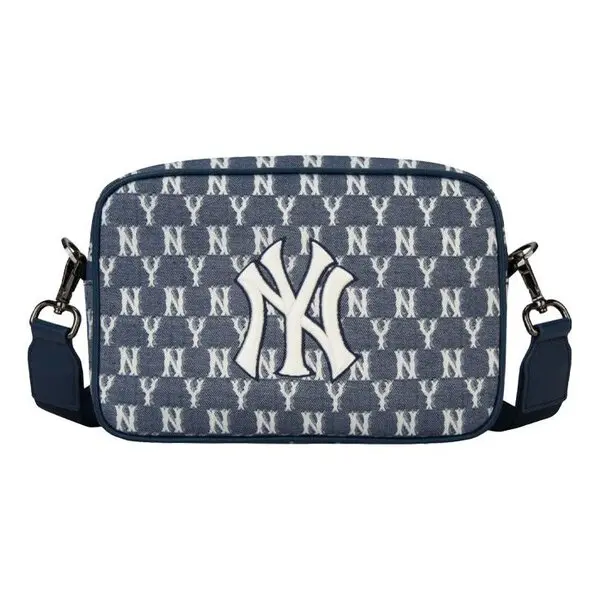 MLB Monogram Ny New York Yankees Crossbody Bag - Blue