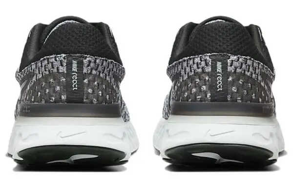 Nike React Infinity Run Flyknit 3 Sneakers - Black/grey Fog/white