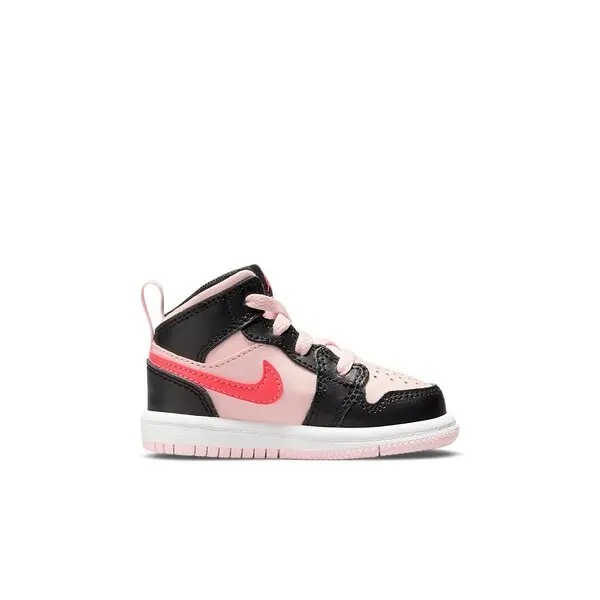 JORDAN 1 Mid Se Toddler - Black/pink