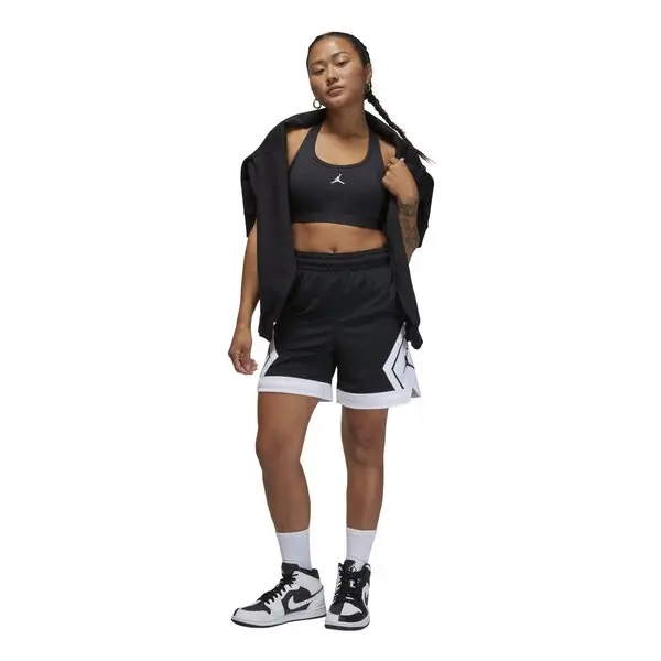 JORDAN Sport Medium-support Padded Jumpman Bra 'black