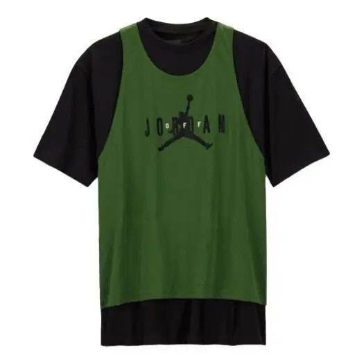 JORDAN X Off-white T-shirt 'forest - Green