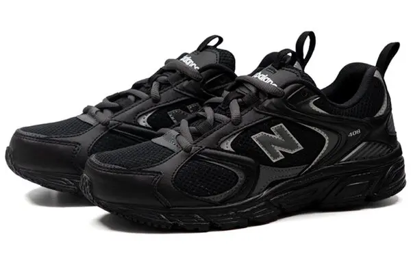 NEW BALANCE 408 Series Low Top Sneakers - Black