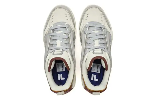 FILA FUSION Desperado Low Top Shoes - White/grey/orange