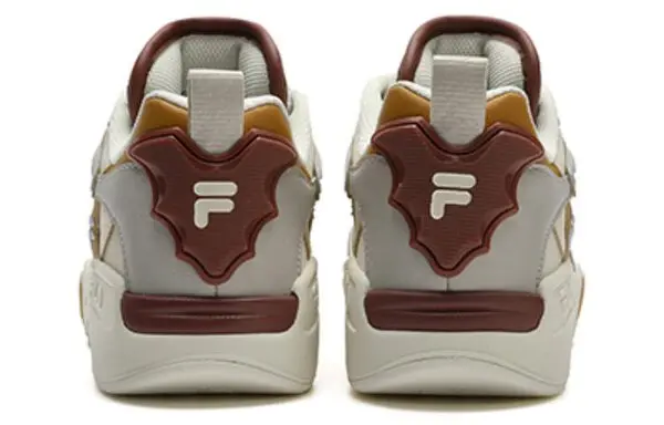 FILA FUSION Desperado Low Top Shoes - White/grey/orange