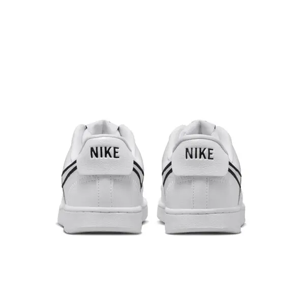 Nike Court Vision Low Premium Sneakers - White/metallic Silver/black