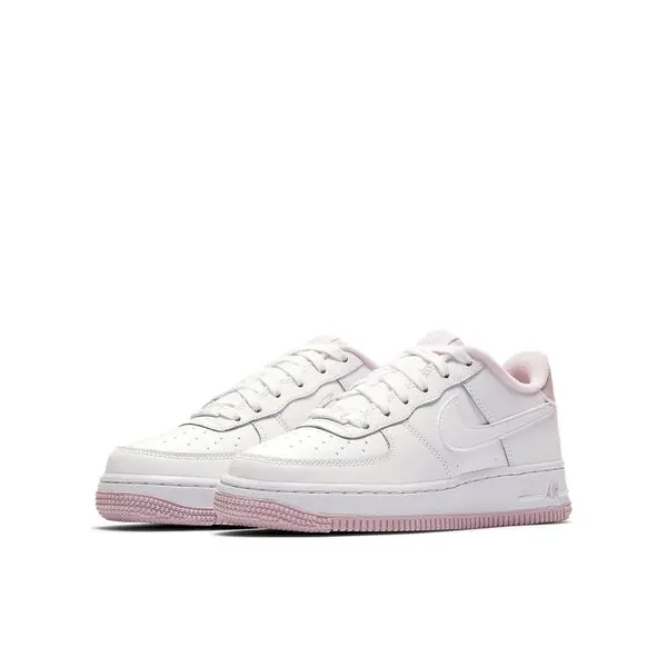 Nike Force 1 Low Top Sneakers - White/pink
